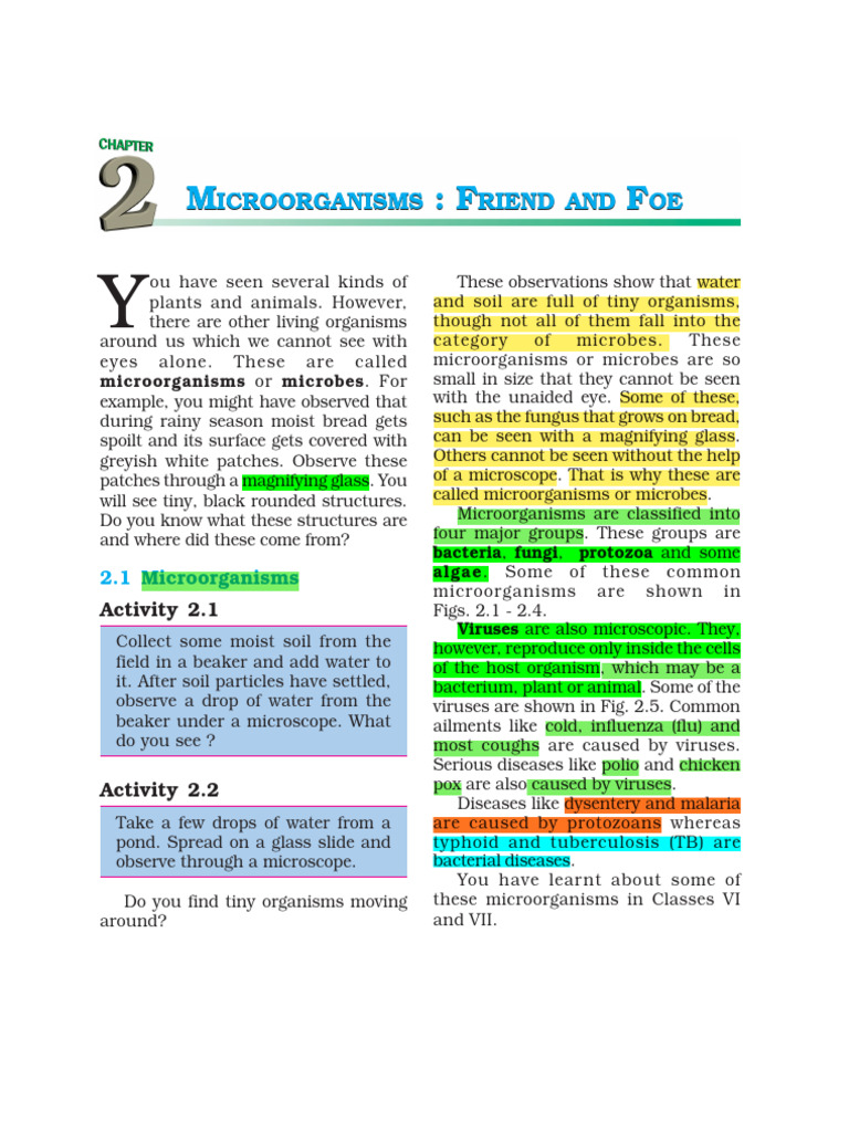 8 NCERT IMP for UPSC | PDF | Microorganism | Food Preservation