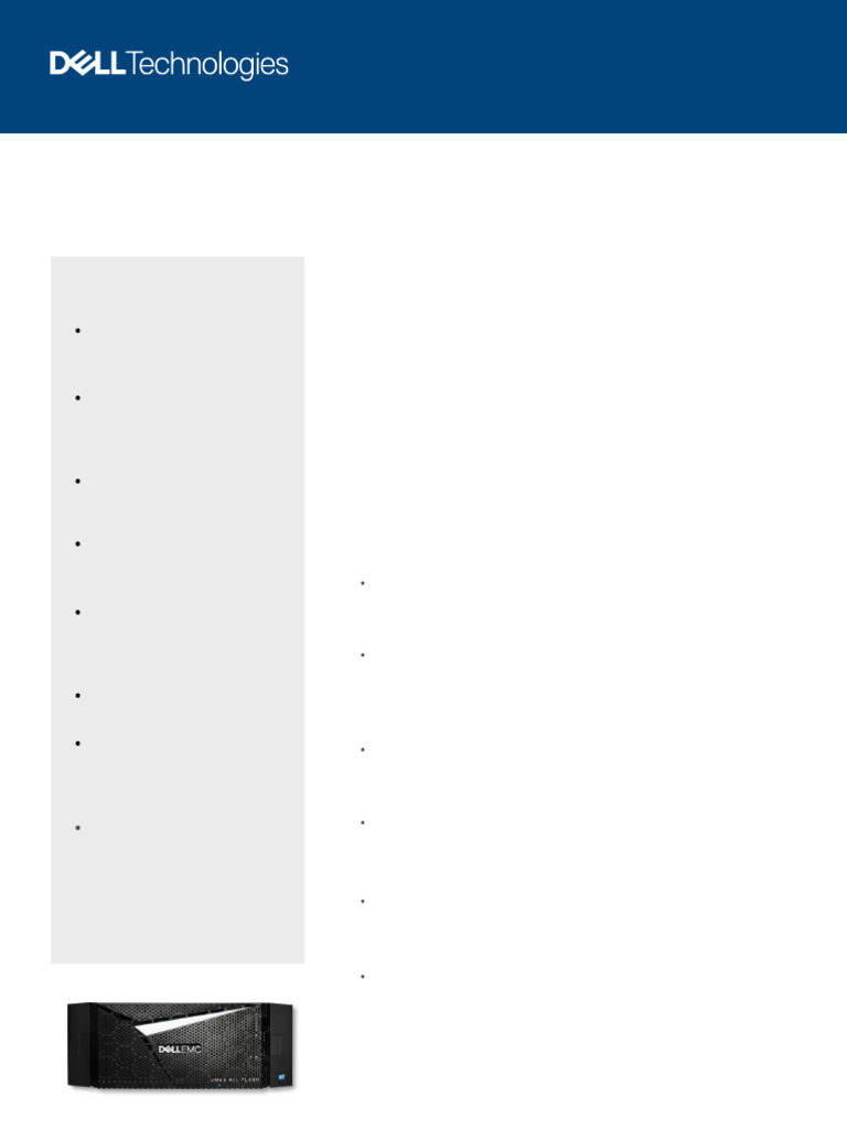 h14891 Vmax All Flash Data Sheet | PDF | Flash Memory | Scalability