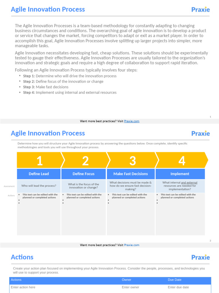 Agile Innovation Process | PDF | Agile Software Development | Business