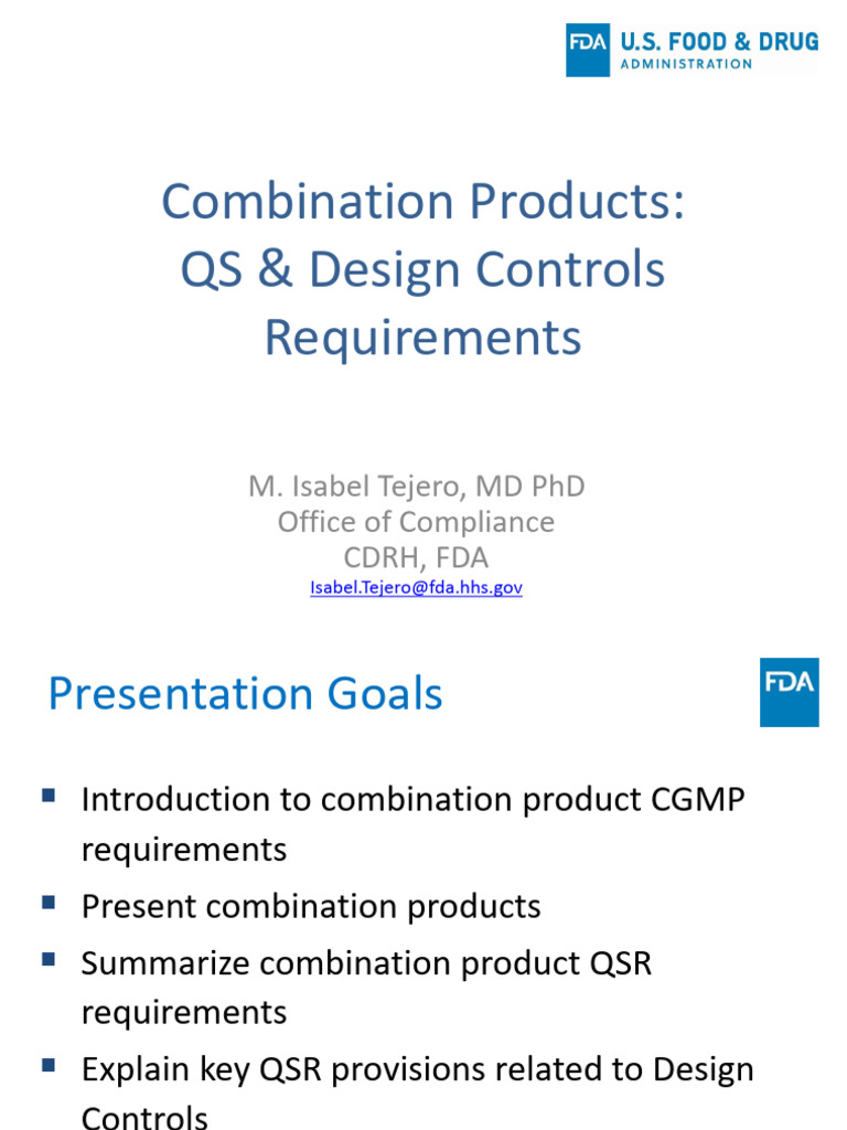 1415 1500 - DDC - Quality Sys and Design Controls - Isabel Tejero | PDF ...