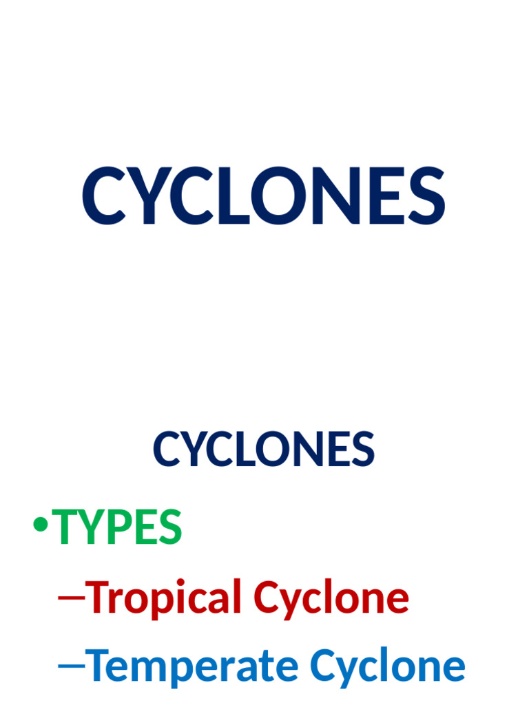 Understanding Temperate Cyclones | PDF | Cyclone | Oceans