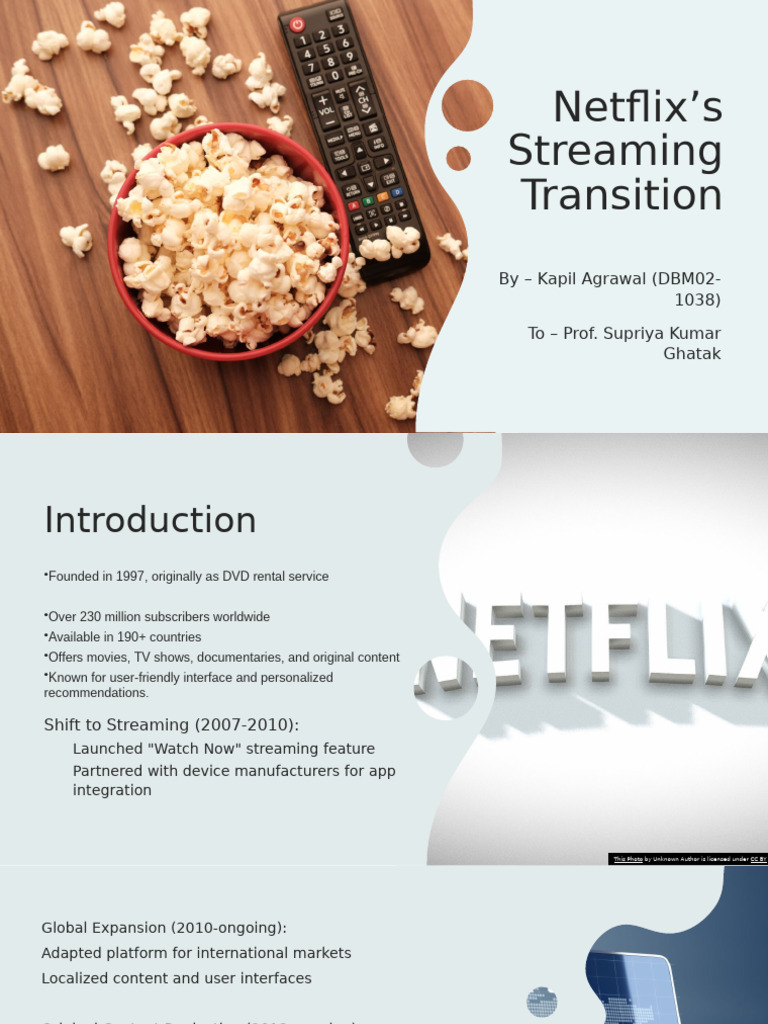 Netflix Case Study | PDF | Netflix | Streaming Media