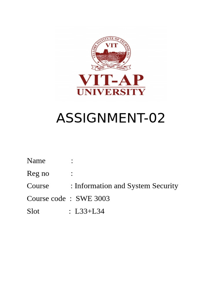 System Security Lab Ass-2 | PDF