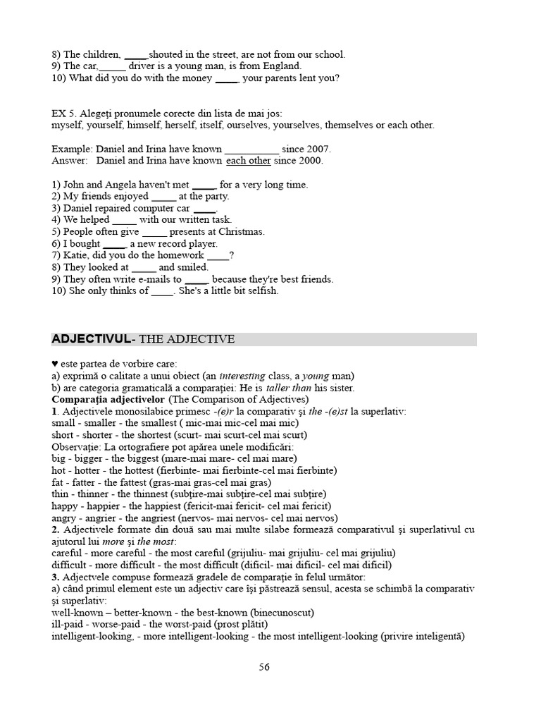 English Grammar: Adjectives & Adverbs | PDF | Linguistics | Grammar