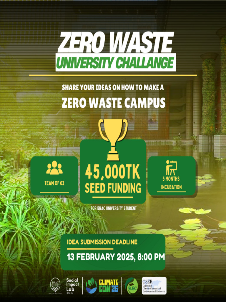 ZERO WASTE UNIVERSITY CHALLANGE Workbook | PDF | Feasibility Study ...
