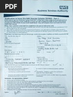 NHS Pensions - Deferred Benefits Claim Form - (AW8P) : Part 1 - Scheme ...