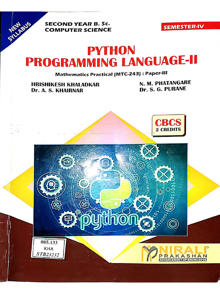 SYBCS Python LL Book | PDF