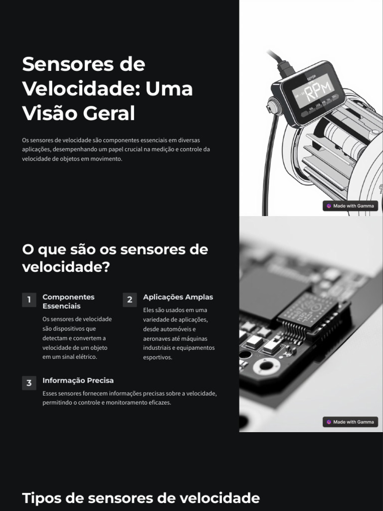 Sensores de Velocidade: Essenciais e Inovadores | PDF | Eletrônicos ...