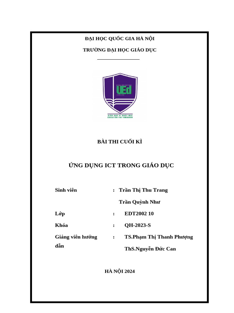 NG D NG Ict Trong Giáo D C | PDF