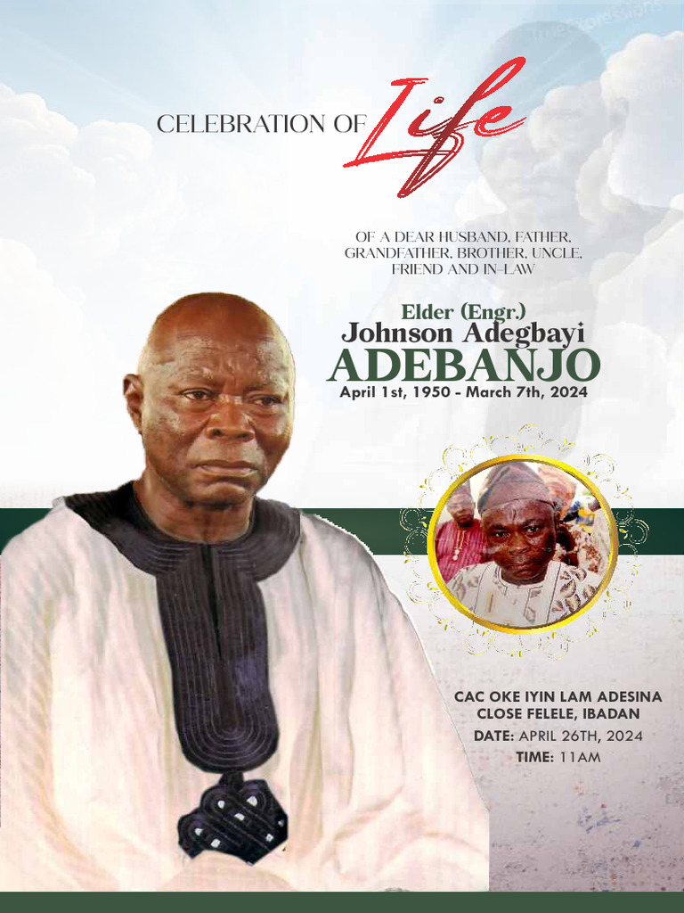 Burial Programme Cover | PDF