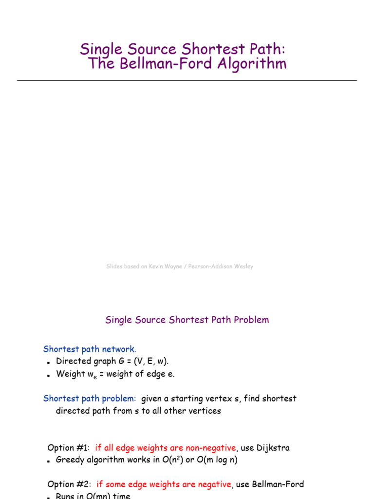 Bellman Ford | PDF | Graph Theory | Computational Complexity Theory Bellman Ford | PDF | Graph Theory | Computational Complexity Theory