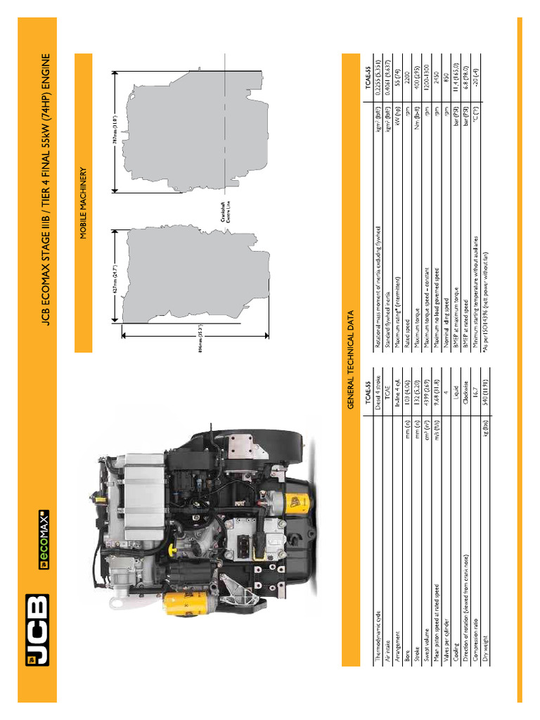 Ecomax_T4_55kW_Engine_Spec | PDF