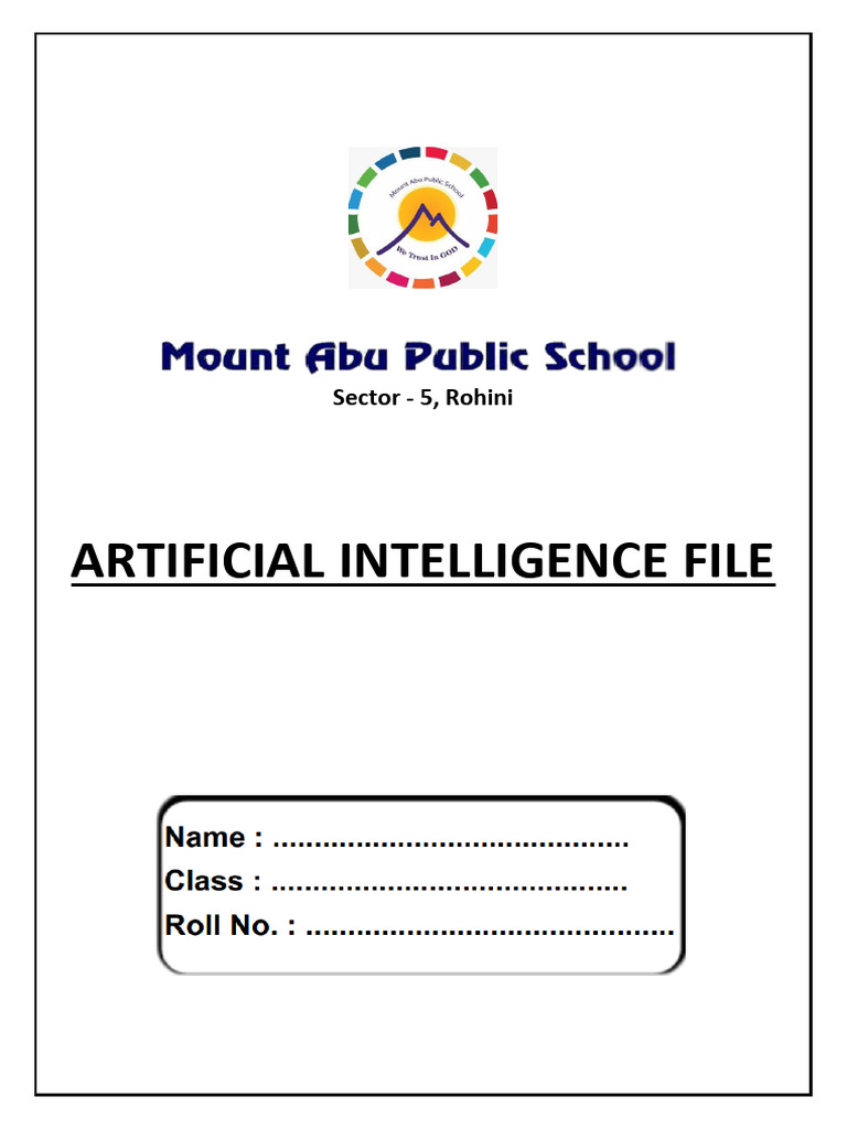Ai Half Yearly Practicals Grade Ix | PDF | Artificial Intelligence | Intelligence (AI) & Semantics