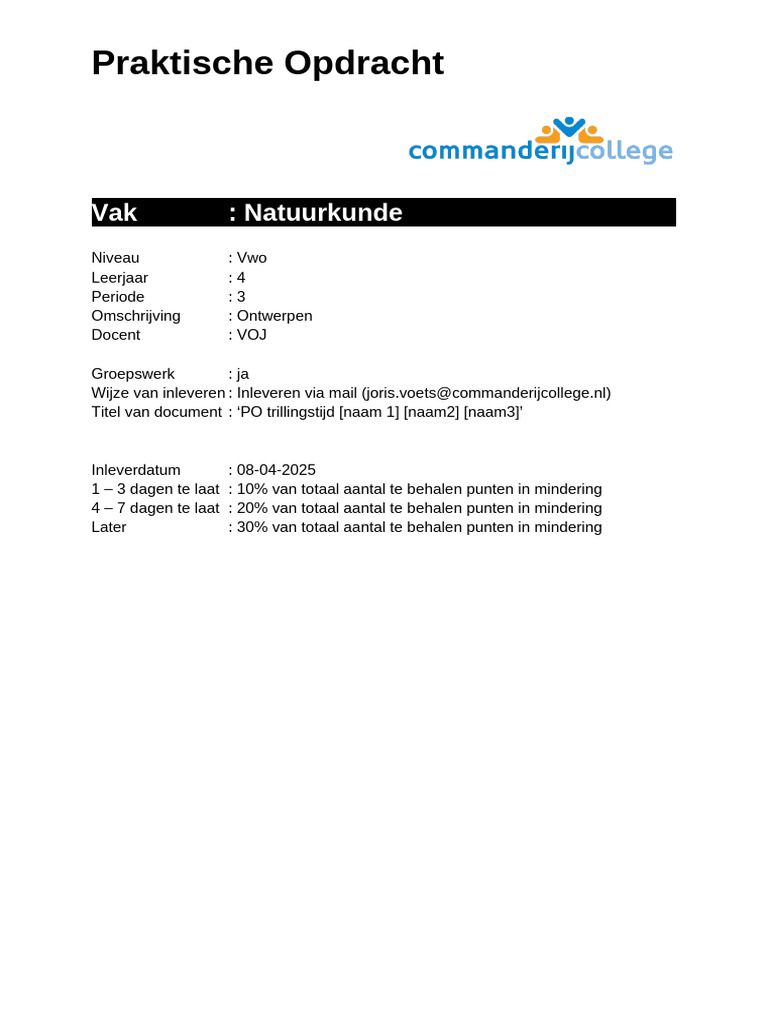 NA-V4-PO-eigenfrequentie | PDF