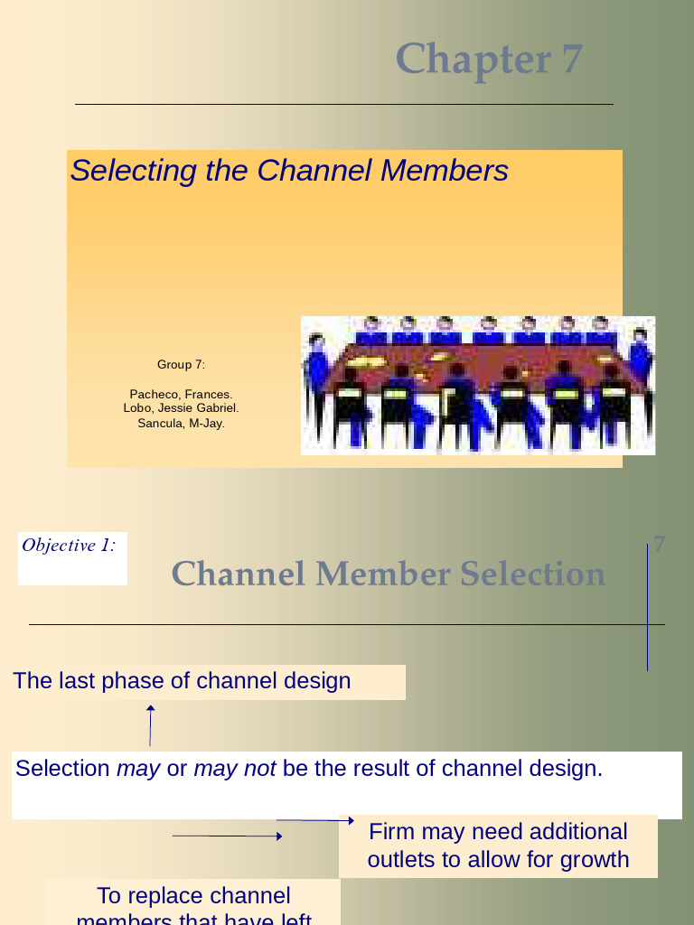 Chapter 7 Selecting the Channel Members | PDF | Sales | Business