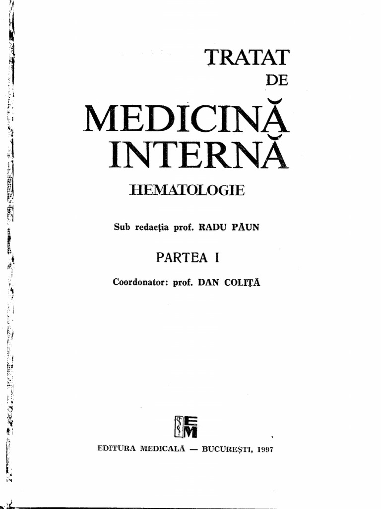 Tratat de Medicina Interna Hematologie R | PDF