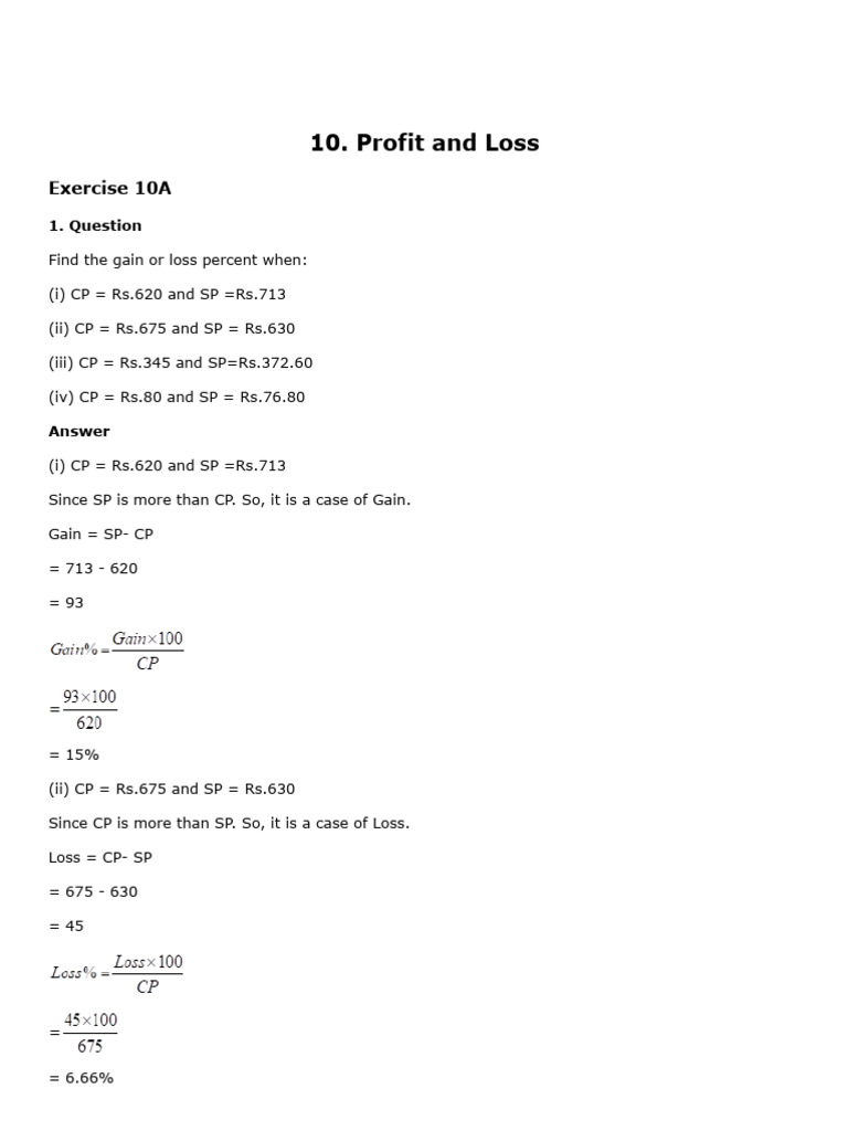 Chapter 9 Mathematics For Class, 8 | PDF | Percentage | Value Added Tax