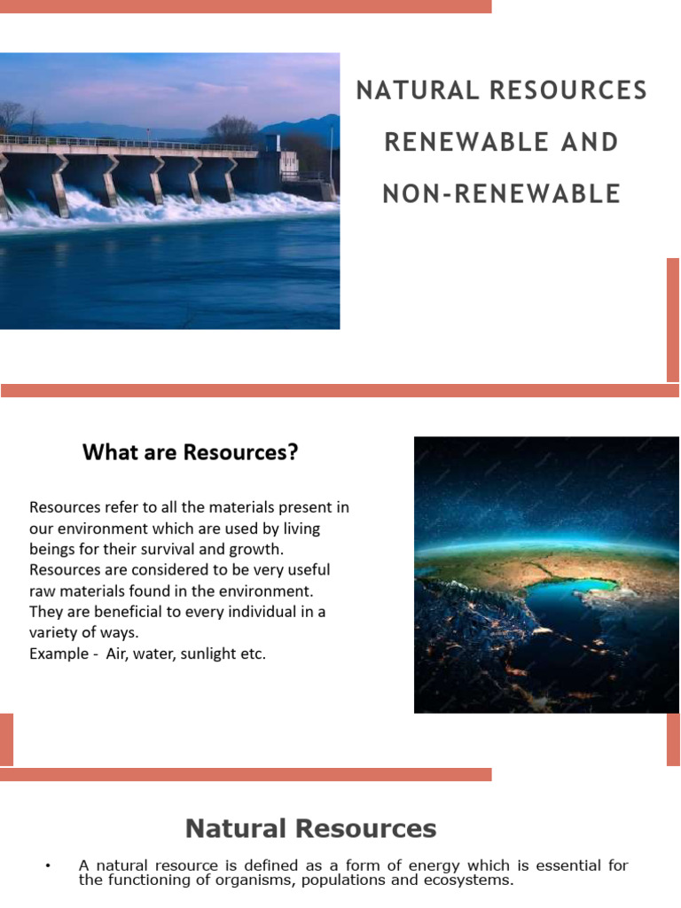 Natural Resources UNIT - 2 | PDF | Renewable Resources | Renewable Energy