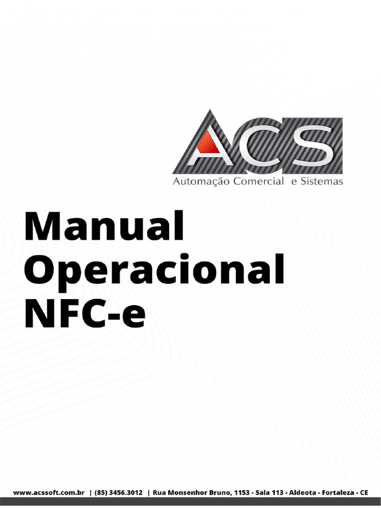 ACS - Manual Operacional NFC-e | PDF
