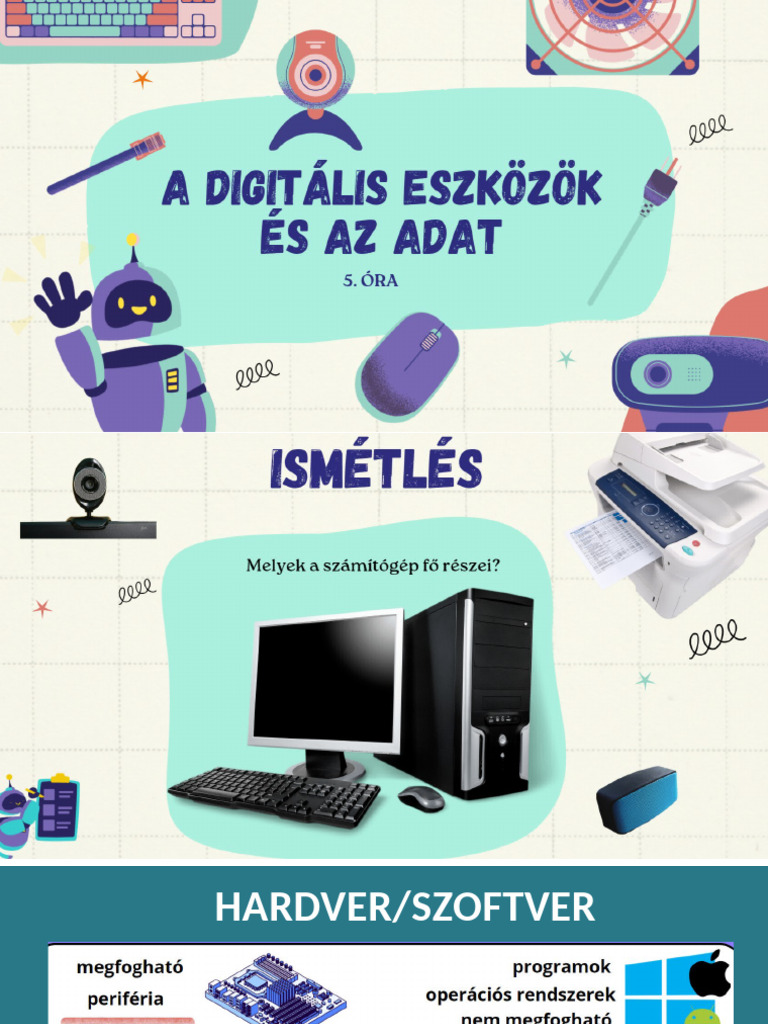 Óra Számítógép Részei | PDF