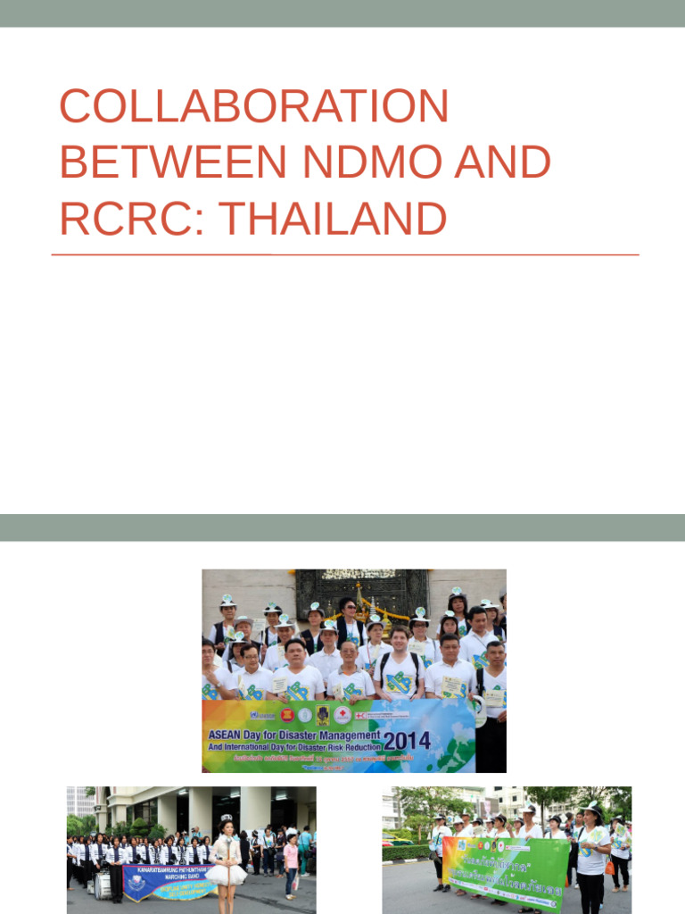 PowerPoint Presentation - Collaboration Between NDMO and RCRC in ...