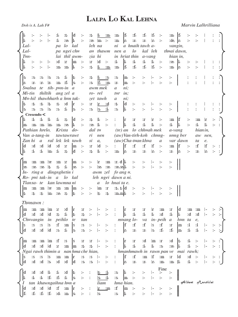 Lalpa Lo Kal Lehna Lyrics Analysis | PDF
