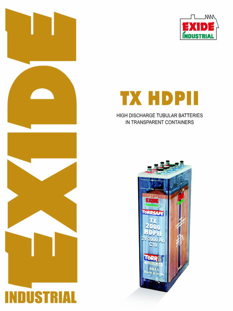 HDP Tubular Batteries | PDF