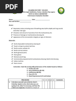 IV Cannulation Checklist | PDF | Science & Mathematics