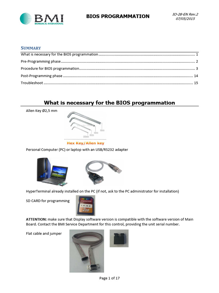 BIOS Programming Procedure Guide | PDF | Bios | Personal Computers