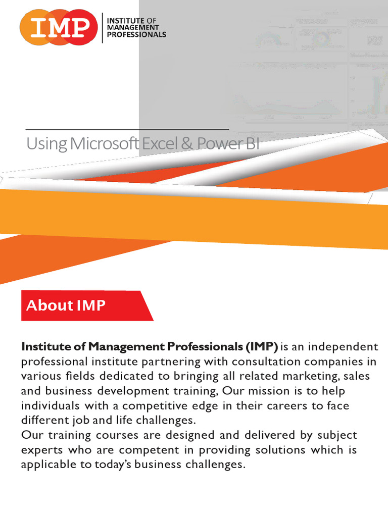 IMP - Data Analysis Course en | PDF | Microsoft Excel | Data