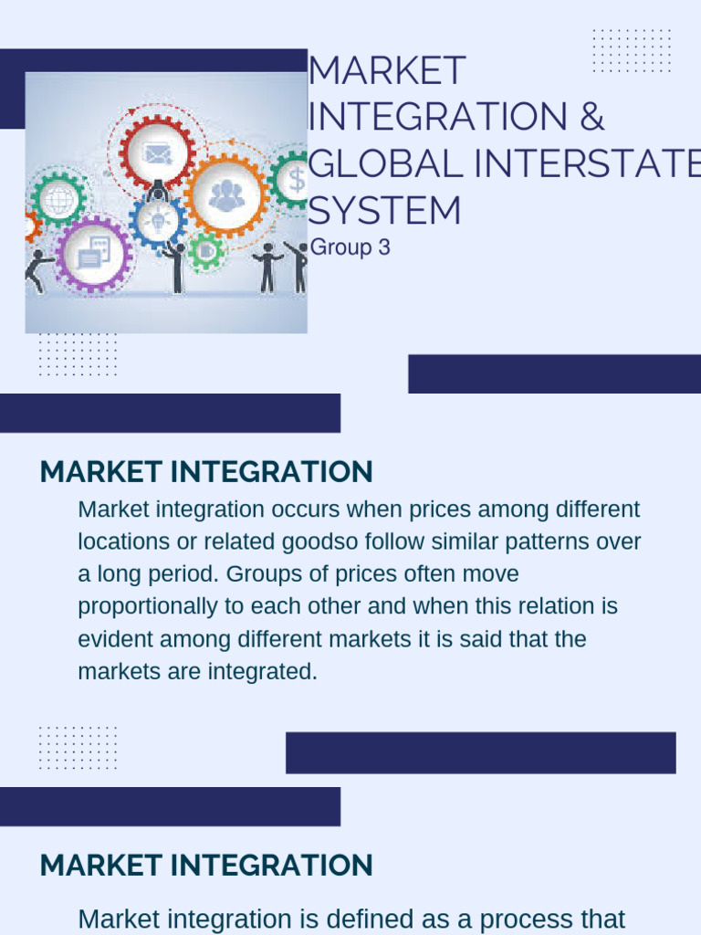 Market Integration and Global Insterstate System | PDF | Market ...