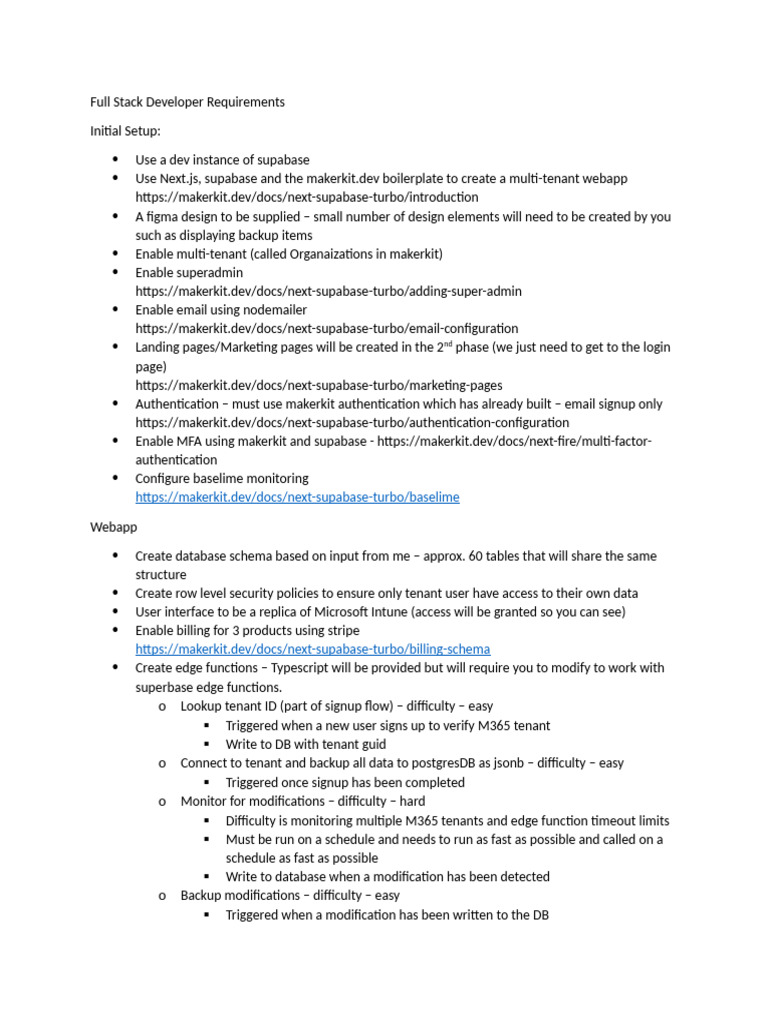 Full Stack Developer Setup Guide | PDF | Backup | Databases
