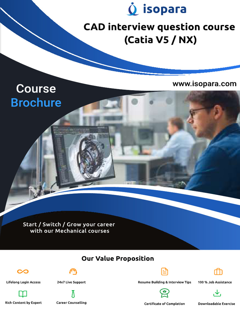 CAD Interview Question Course in Catia v5 & NX | PDF
