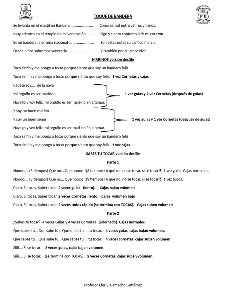 Toque de Bandera | PDF