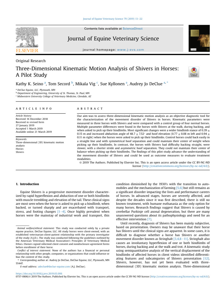 Seino et al. (2019) Three-Dimensional Kinematic Motion Analysis of ...