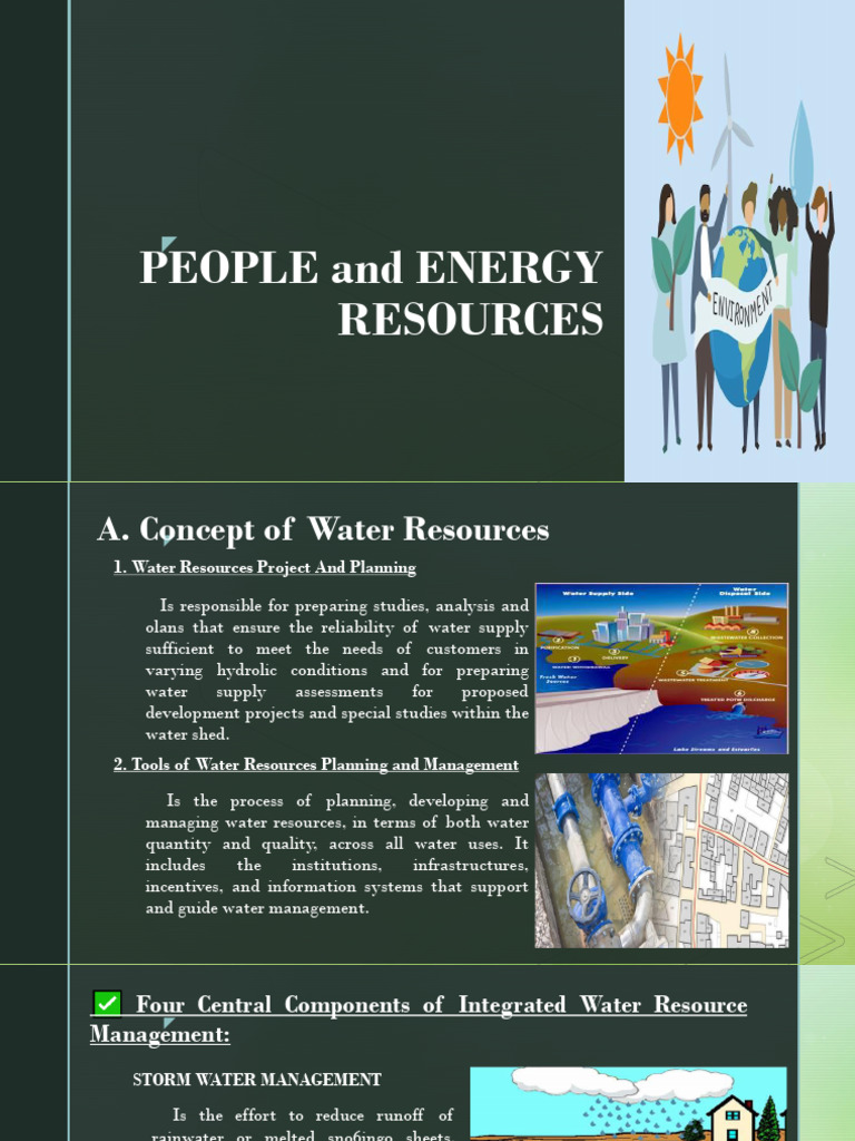 Water and Energy Resource Management | PDF | Solar Energy | Renewable ...