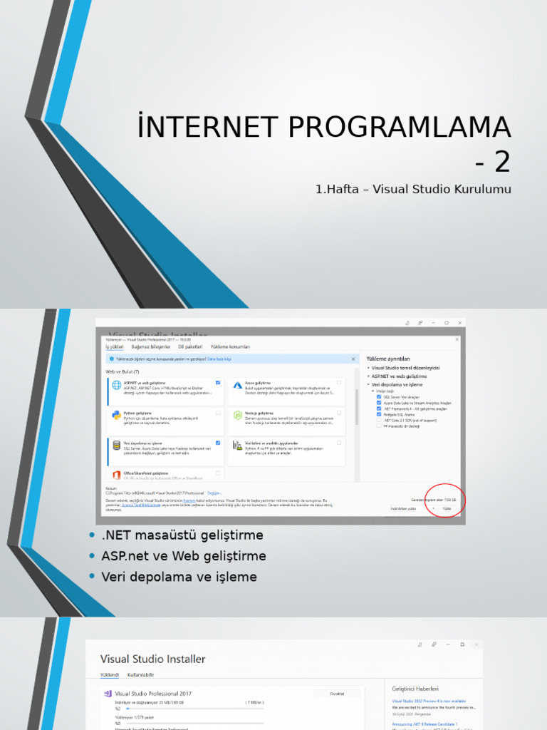 1.hafta Visual Studio Kurulum | PDF