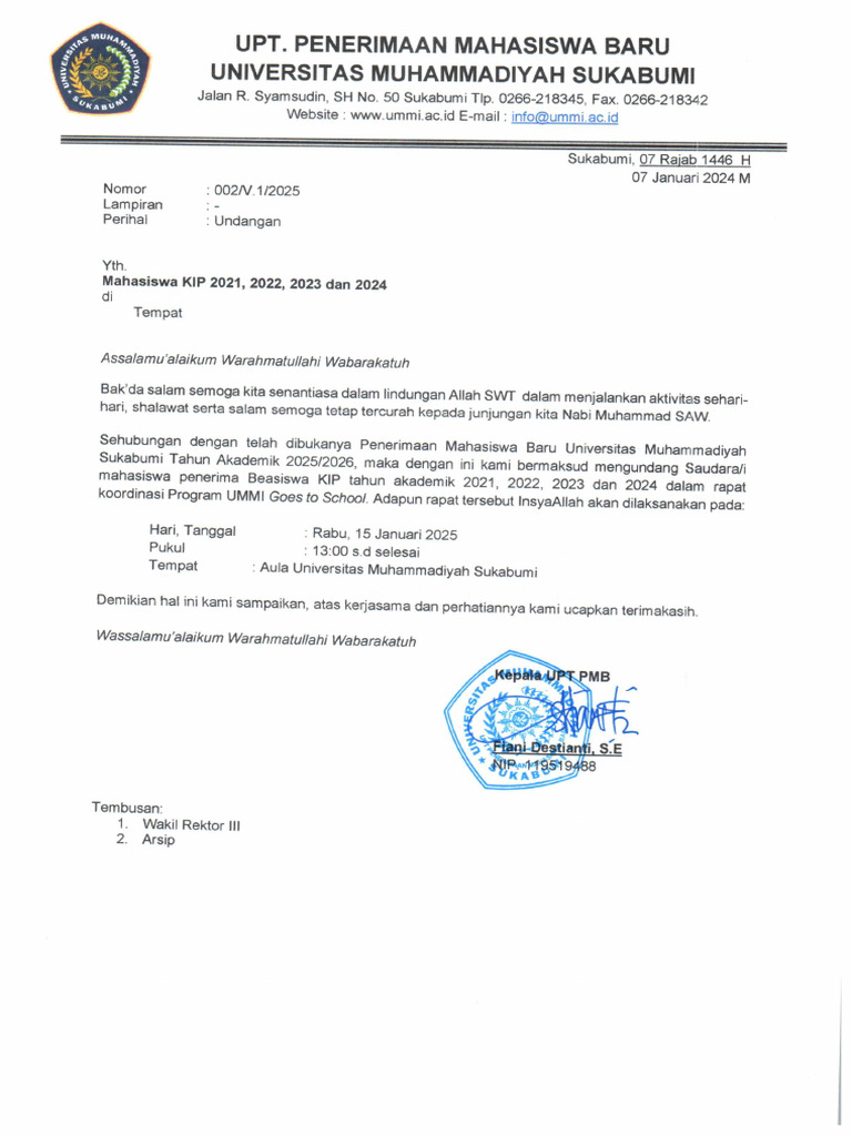 Surat Undangan KIP_250108_145155 | PDF