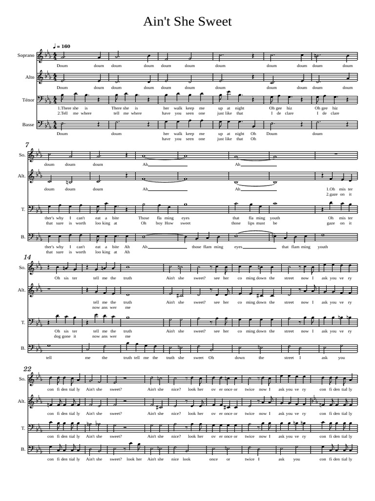 Aint She Sweet Milton Ager | PDF