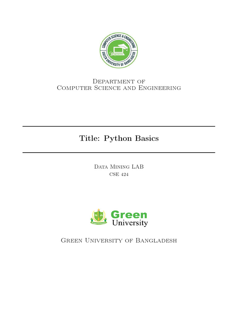 Data_Mining_Lab_01 | PDF | Python (Programming Language) | String ...