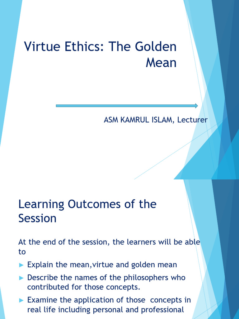 Virtue Ethics | PDF