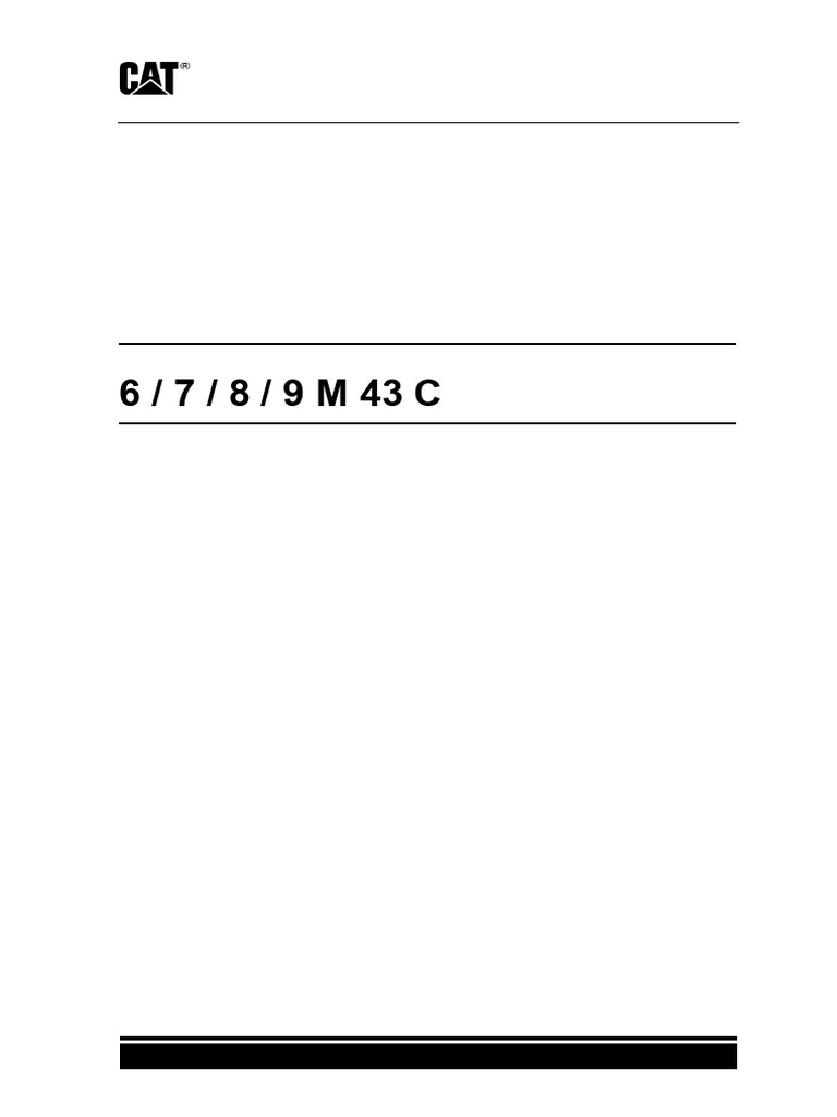 1_Operating Instructions M43C — копия | PDF | Safety | Engines