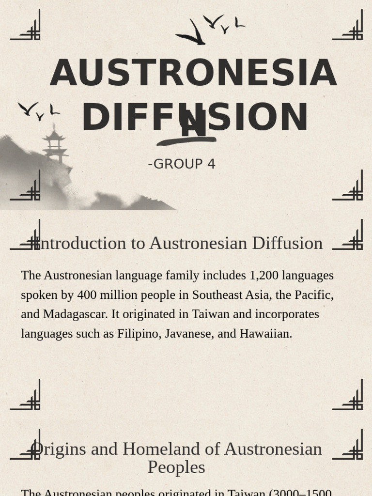 Austronesian Language and Culture Spread | PDF