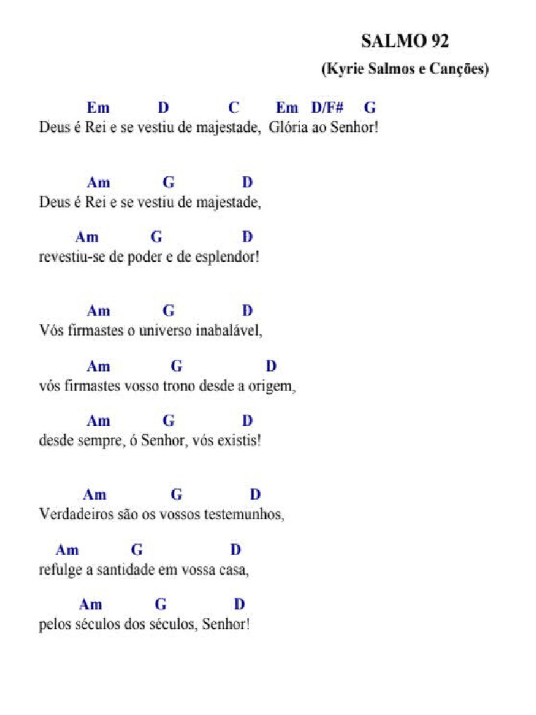 Salmo 92 | PDF