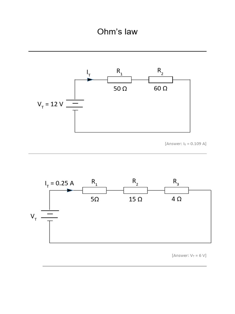 Exercises 2 | PDF | Electrical Network | Voltage