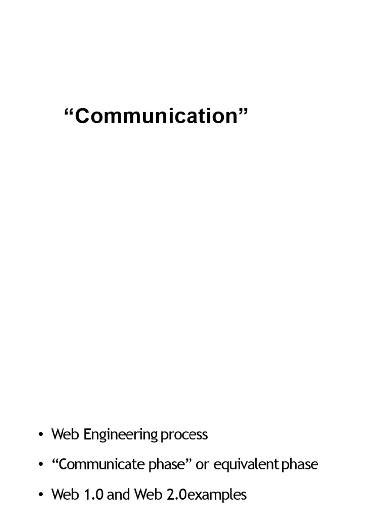 Chapter 4 - Communication Phase | PDF | Use Case | Negotiation