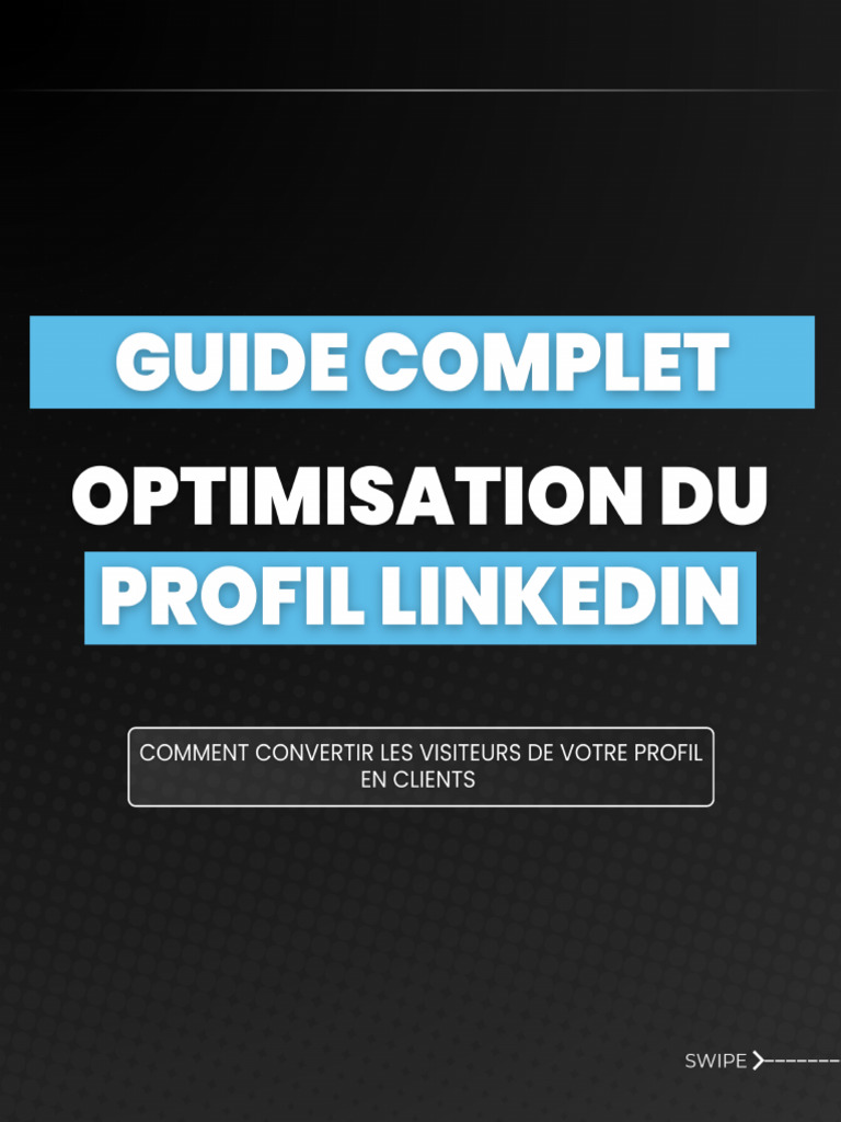 Guide D'optimisation de Mon Profil LinkedIn | PDF