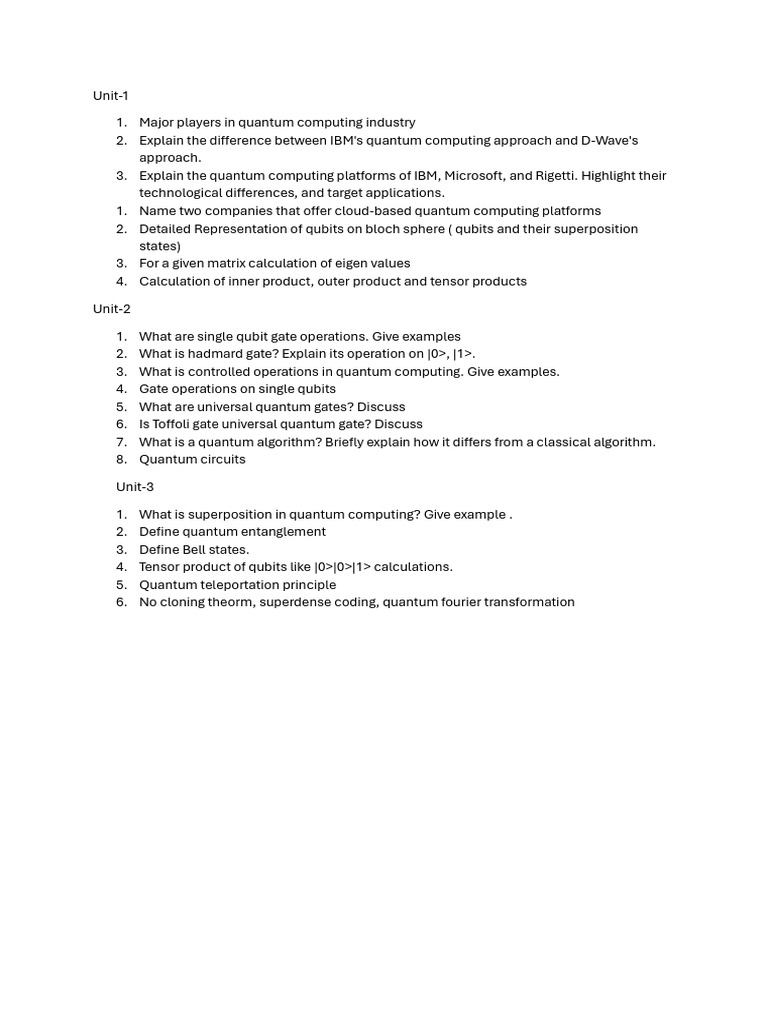 Quantum Computing Concepts Guide | PDF