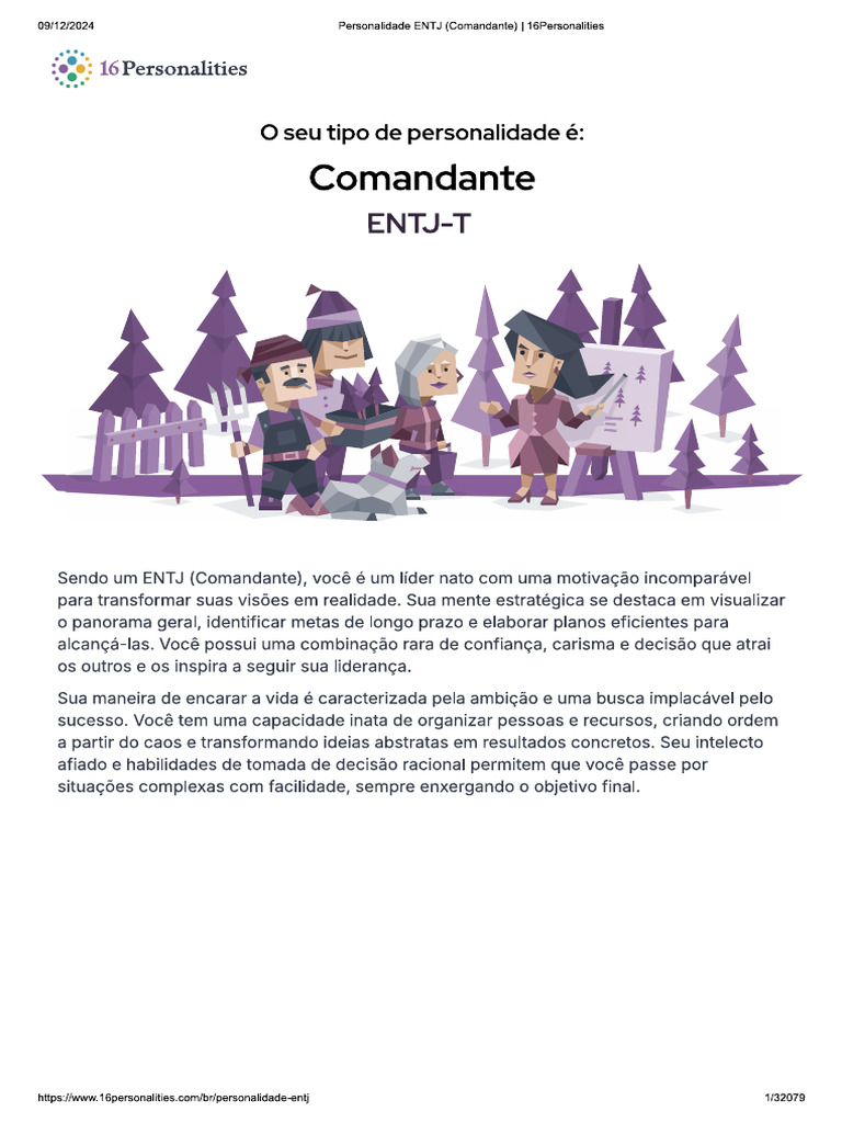 Teste 16 personalidades - Emily | PDF