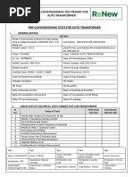 TRANSFORMER Inspection Checklist | PDF | Transformer | Electrical Components
